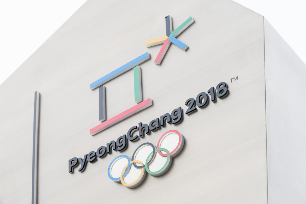The Official Logo Of The 2018 Winter Olympics In Pyeongchang ...