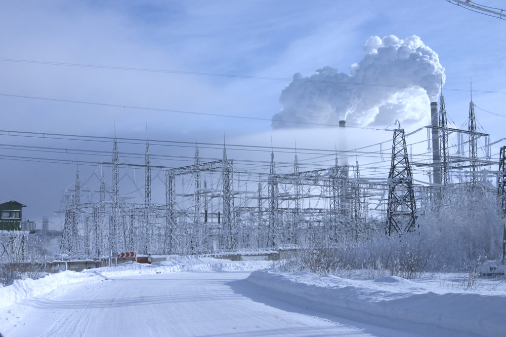 Powerful power station costing in an environment of snowdrifts o ...